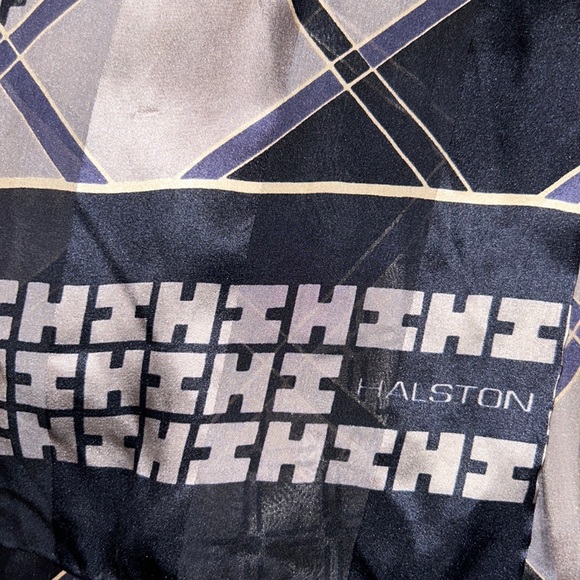 Halston Heritage | Accessories | Halston Vintage Silk Signature H Scarf ...